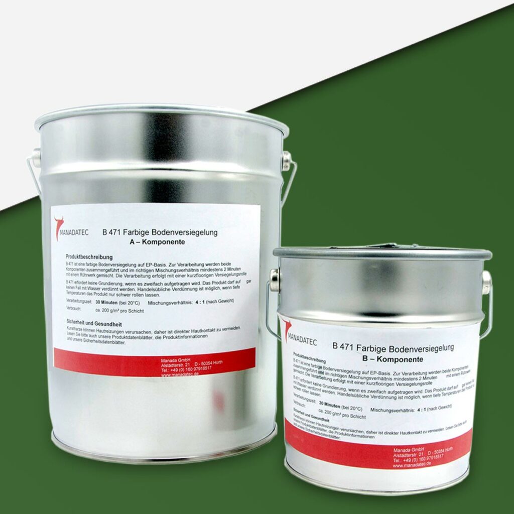 2K Epoxidharz Bodenbeschichtung, RAL 6002 Laubgrün