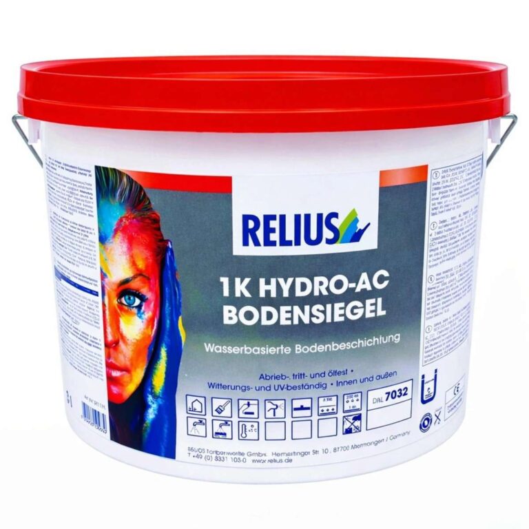 1K Bodensiegel für Innen/Außen-RELIUS 1K HYDRO-AC BODENSIEGEL - Farbkiste